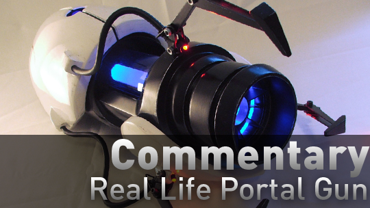 Real Life Portal Gun Commentary - RocketJump